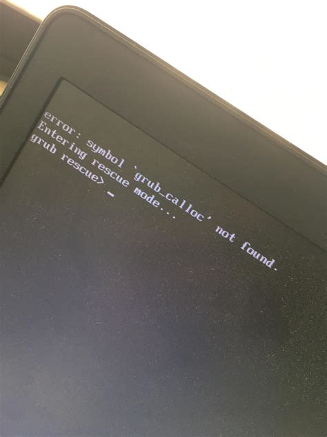 Grub How To Fix A Grub Boot Error Symbol Grub Calloc Not Found Ask Ubuntu