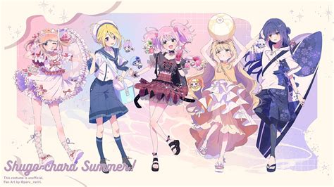 Hinamori Amu Ran Suu Mashiro Rima Miki And More Shugo Chara Drawn By Paru Rari Danbooru