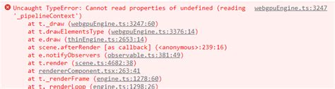 webgpu bug cannot read properties of undefined reading