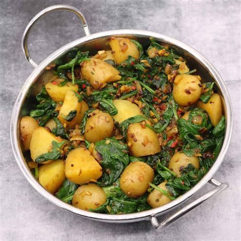 Saag Aloo Felly Bull