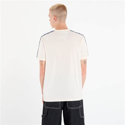 Fred Perry Contrast Tape Ringer T Shirt Unisex Ecru Navy Footshop