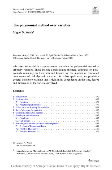 The Polynomial Method Over Varieties