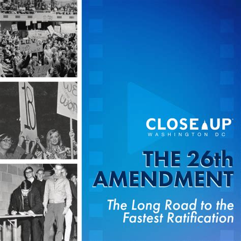 The 26th Amendment And The History Of The Youth Vote Close Up Foundation
