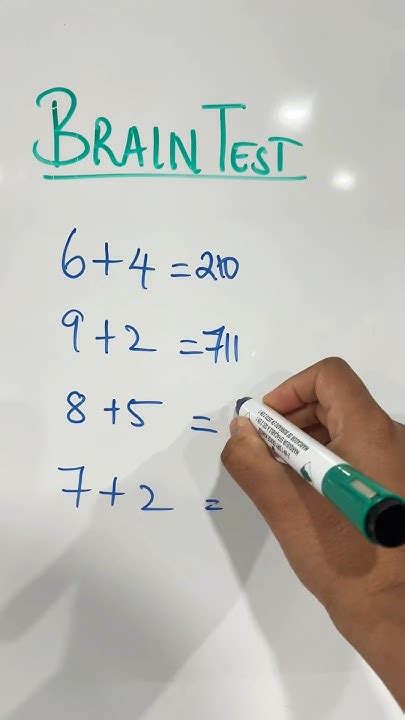 Brain Test Maths Maths Calculation Braintest 2024 Trending Shortvideo Tricks Viral