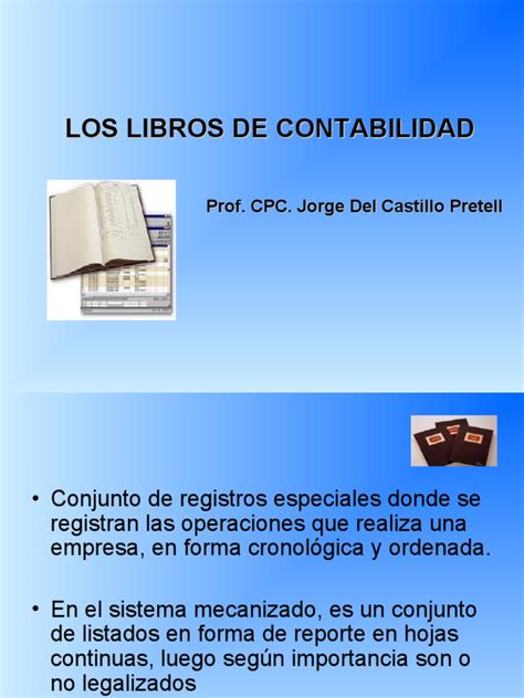 Libros Contables Pdf Contabilidad Business