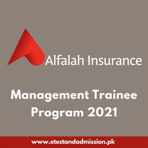 Alfalah Insurance Management Trainee Program 2021 Etest And Admission