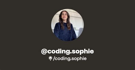 Codingsophie Linktree