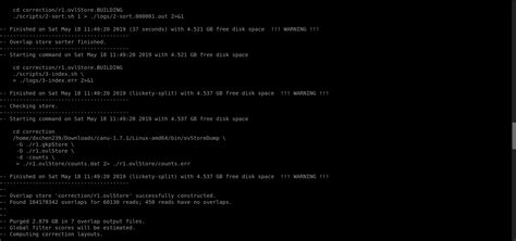 Canu 171 Stops In Correction · Issue 1367 · Marblcanu · Github
