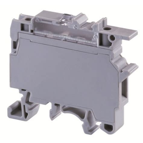 Connectwell CF UL V Fuse Terminal Block Single Level Fuse Polyamide Sq Mm V A Grey