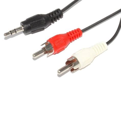 AUX-кабель 2×RCA-разъем 3.5 мм (длина 1.2 м) - Car Solutions