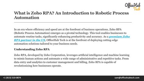 Ppt What Is Zoho Rpa An Introduction To Robotic Process Automation