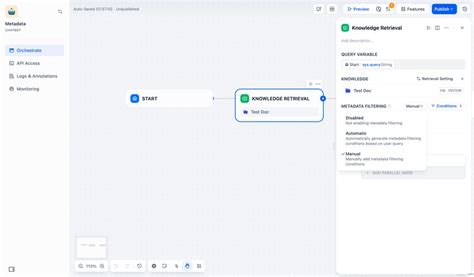 Integrate Knowledge Base Within Application Dify