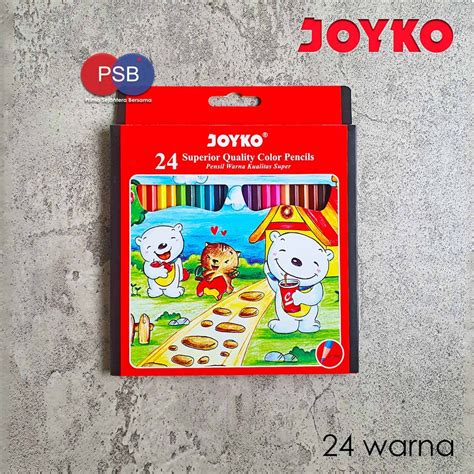 Jual Pensil Warna Joyko 24 Warna Color Pencil Joyko 24 Colors