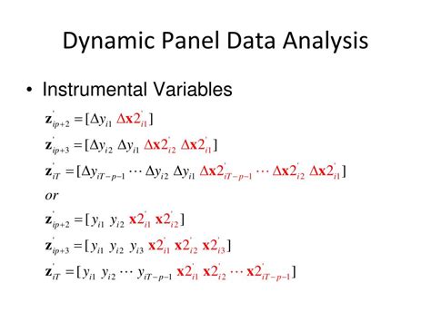 Ppt Econometric Analysis Of Panel Data Powerpoint Presentation Free