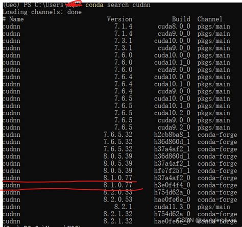 在anaconda环境中使用conda命令安装cuda、cudnn、tensorflow（ gpu）、pytorch conda安装cudnn