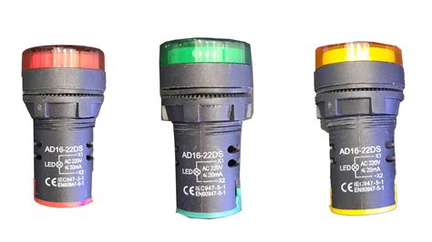 خرید چراغ سیگنال 4 ال ای دی 220 ولت برقینو