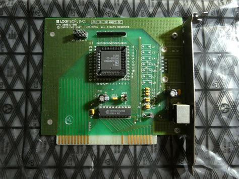 Logitech Mouse 9 Pin Interface 8 Bit Isa Card Xt 286 386 486 200033 00b 2057452911
