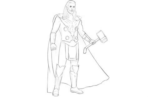How To Draw Thor Like An Artist