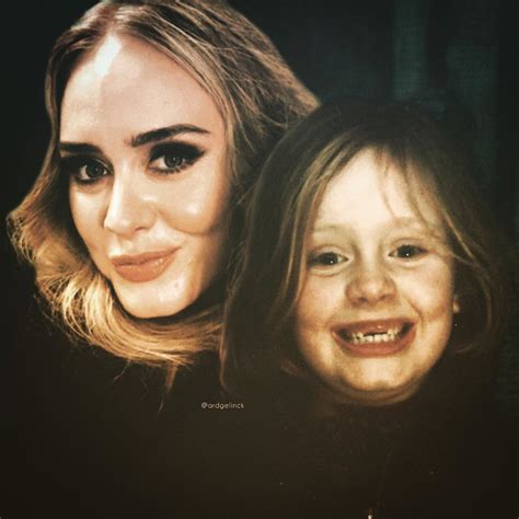 When We Were Young Adele And Young Adele Having Fun Posing Together In