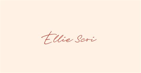 Ellie Script Font Fontmagic