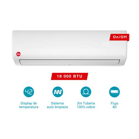 Mini Split Rheem On Off 12 000 Btu Hr Rheem Perú