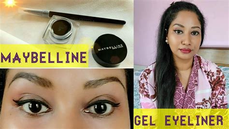 How To Apply Winged Eyeliner For Beginners Maybelline Gel Eyeliner