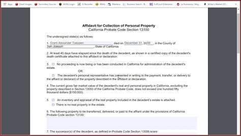 Probate 13100 Form At Genabnerblog Blog