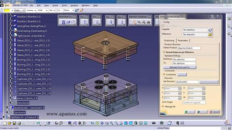 8 ساعت و 37 دقیقه فیلم آموزش طراحی انواع قالب ها با کتیا