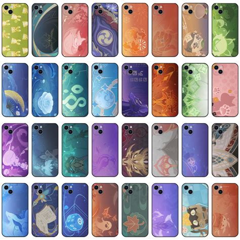 Genshin Impact Archon Phone Case Venti Zhongli Raiden Shogun Nahida Cool Genshin Gifts Regisbox