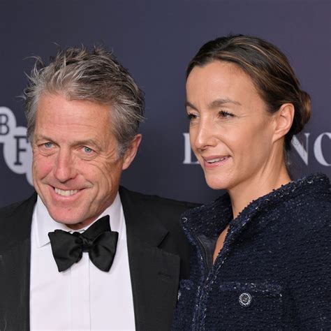 Hugh Grant 64 And Stunning Wife Anna Eberstein 41 Look So Loved Up