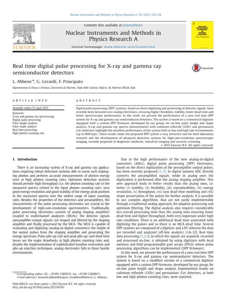 Digital Pulse Processing Download Free Pdf Analog To Digital