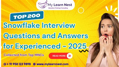 Snowflake 200 Interview Questions And Answers For Experienced In 2025