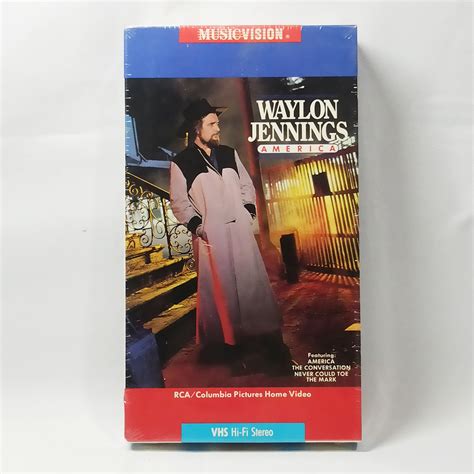 Sealed Waylon Jennings America Vhs Tape Music Movie Ntsc Region