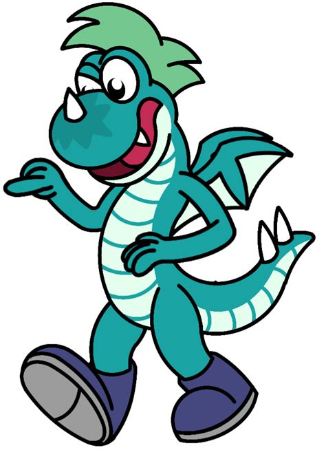 Plain T Rex The Yoshi Like Horned Dragon By 4 Leggykaiart5656 On Deviantart
