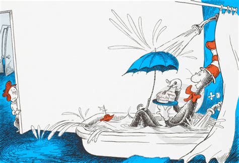 I Like To Eat Cake In The Tub Limited Edition Lithograph By Dr Seuss