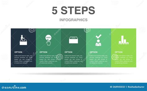 Elections Voting Ballot Box Candidate Stock Vector Illustration Of