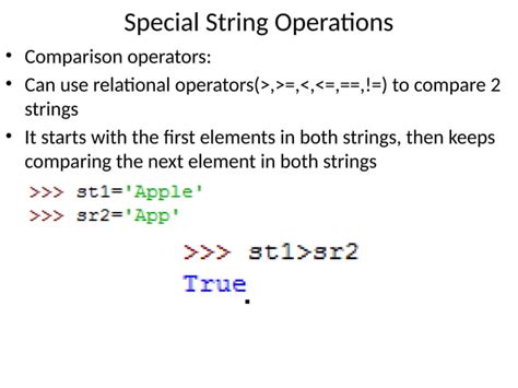 Strings In Python Presentation Slide Ppt