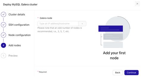 adding an external replica node to a cluster but it keeps failing