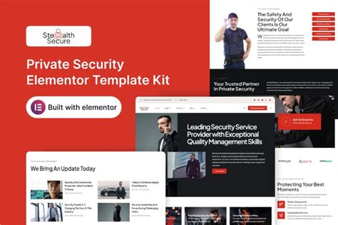 Stealthsecure Private Security Elementor Template Kit