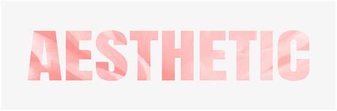 Aesthetic Word Typography Pink Leaf Free Photo Rawpixel