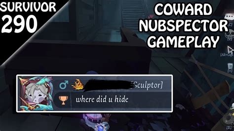 5 Ciphers Hide Survivor Rank 290 Identity V Youtube