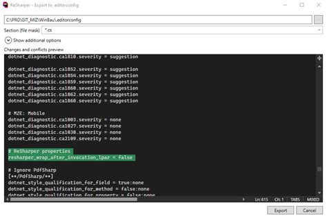 Resharper Falsely Claims Setting Is Overridden By Editorconfig