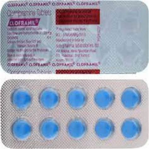 Clomipramine Tablets Clofranil Strength 50 Mg At ₹ 70 Stripe In Nagpur