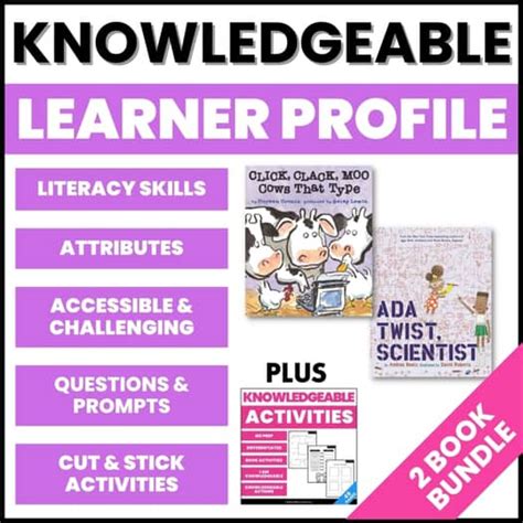Knowledgeable Picture Books Ib Pyp Learner Profile Traits Graphic Organizers