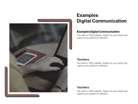Examples Digital Communication Ppt Powerpoint Presentation Model File