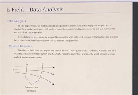 Solved Data Analysis In This Experiment We First Mapped Out Chegg
