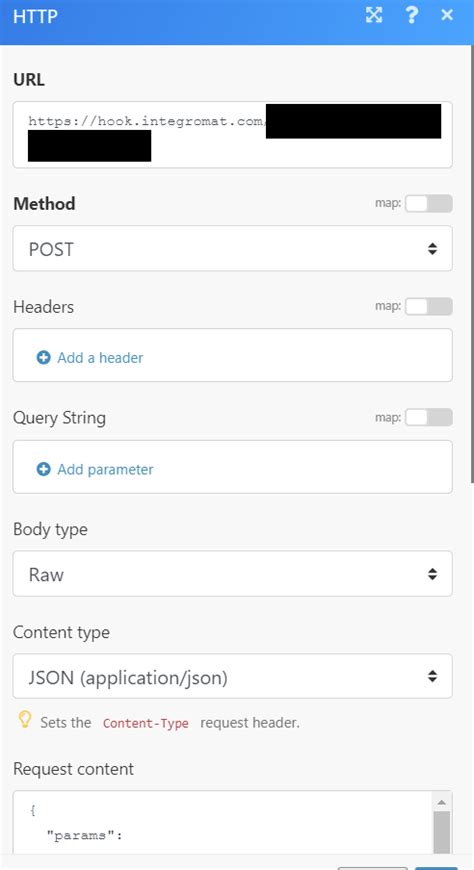 duplicate copy trigger webhook with multiple parameters ask for