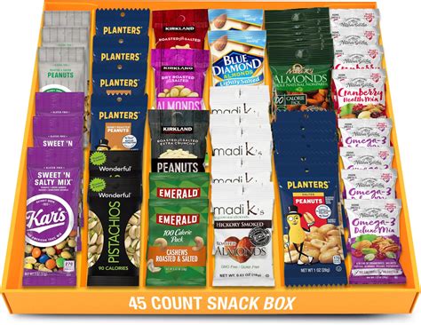 Healthy Individual Nuts Snack Packs 45 Count Of Mixed