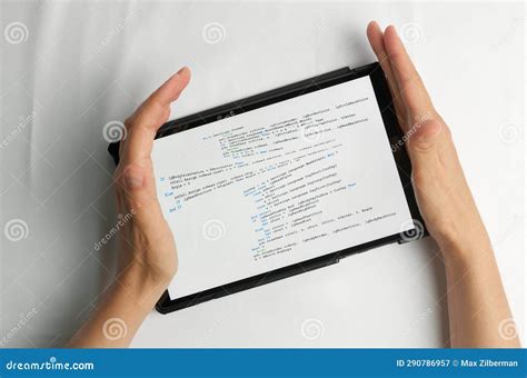 Programming And Coding Concept Program Code Creation Hands Inserting