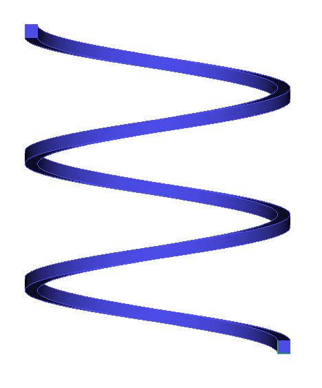 Twist During Sweep Along Helix Curve Geometry Coreform Forum